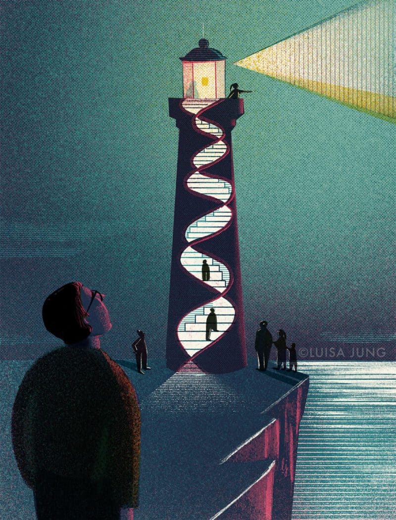 Gene Editing – Luisa Jung Illustration